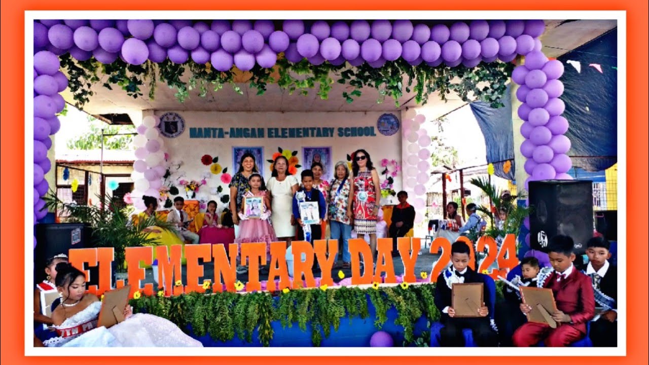 Elementary Day 2024/Manta-angan Elementary School/Negros Occidental ...