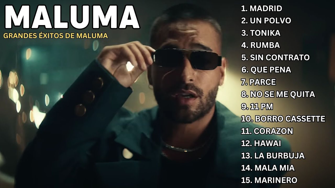 MALUMA MADRID - Maluma Mix Exitos 2024 - YouTube