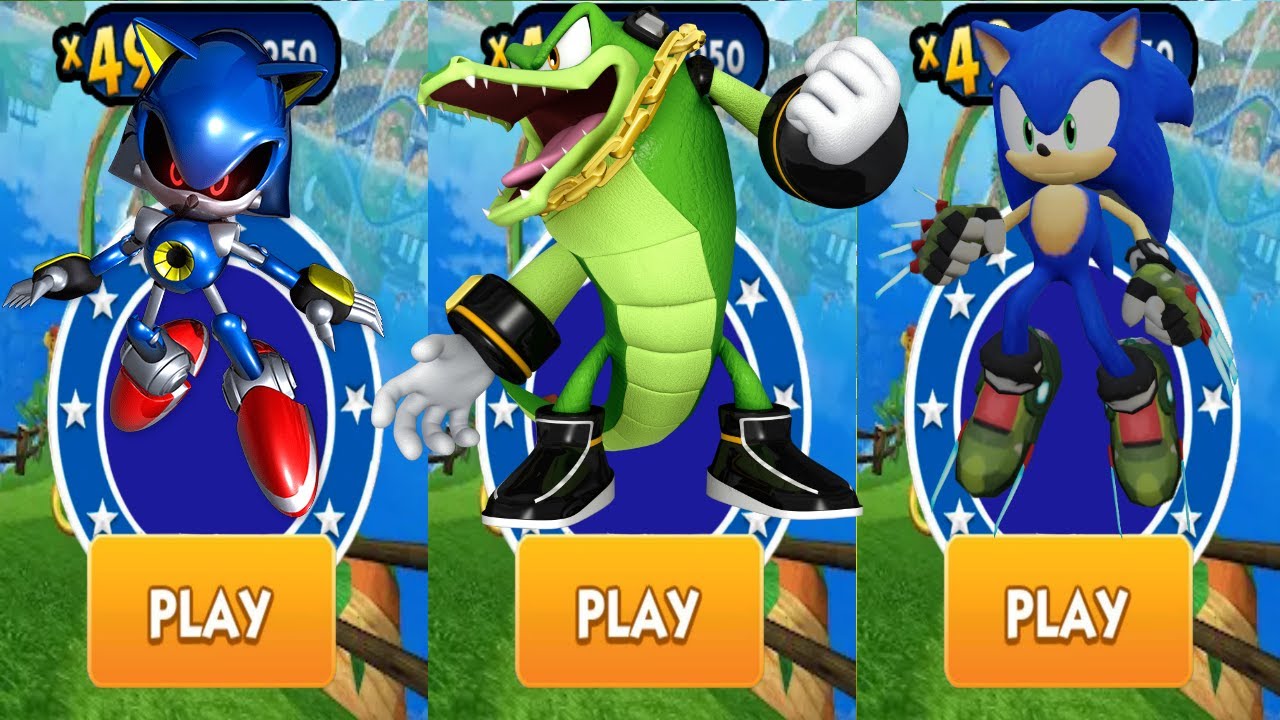 Sonic Dash - Metal Sonic vs Boscage Maze Sonic vs Vector - All New ...