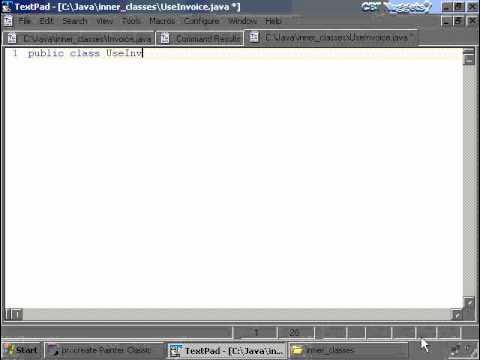 inner classes java tutorial - YouTube