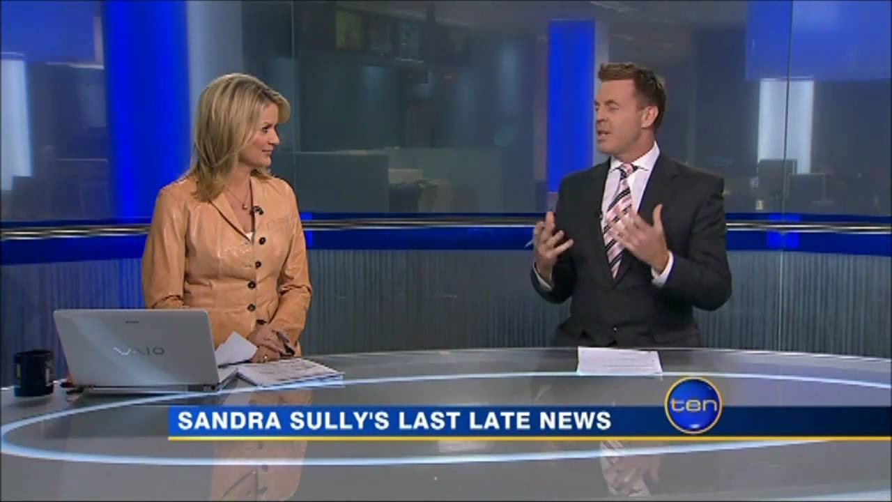 Sandra Sully leaves ten late news - YouTube