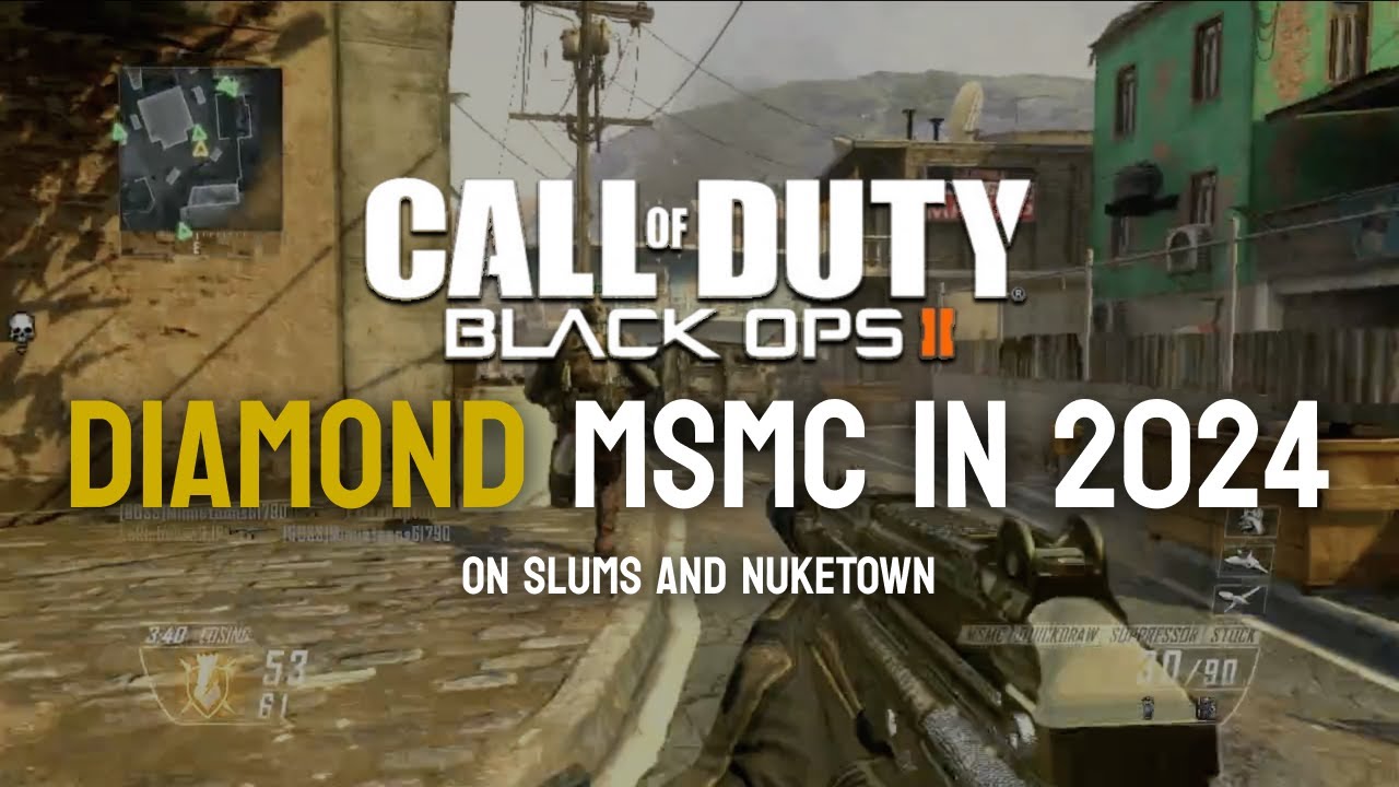 BLACK OPS 2 with DIAMOND MSMC. - YouTube