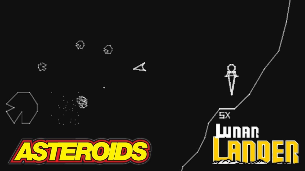 Asteroids & Lunar Lander | Two Atari Classics From The Golden Age - YouTube