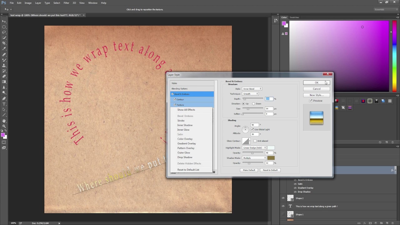 How To Wrap Text In Photoshop Along A Path Or In A Circle Photoshop Tutorial YouTube how-to-wrap-text-in-photoshop-along-a-path-or-in-a-circle-photoshop-tutorial-youtube