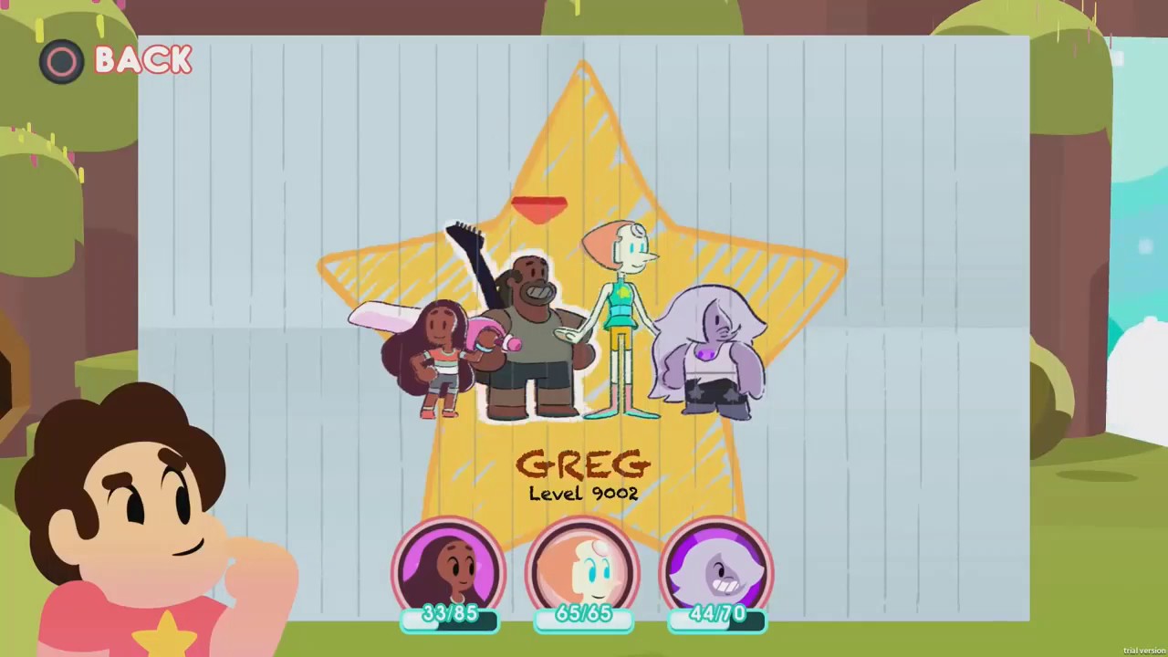 Steven Universe Save The Light ----- Selección de personaje - YouTube