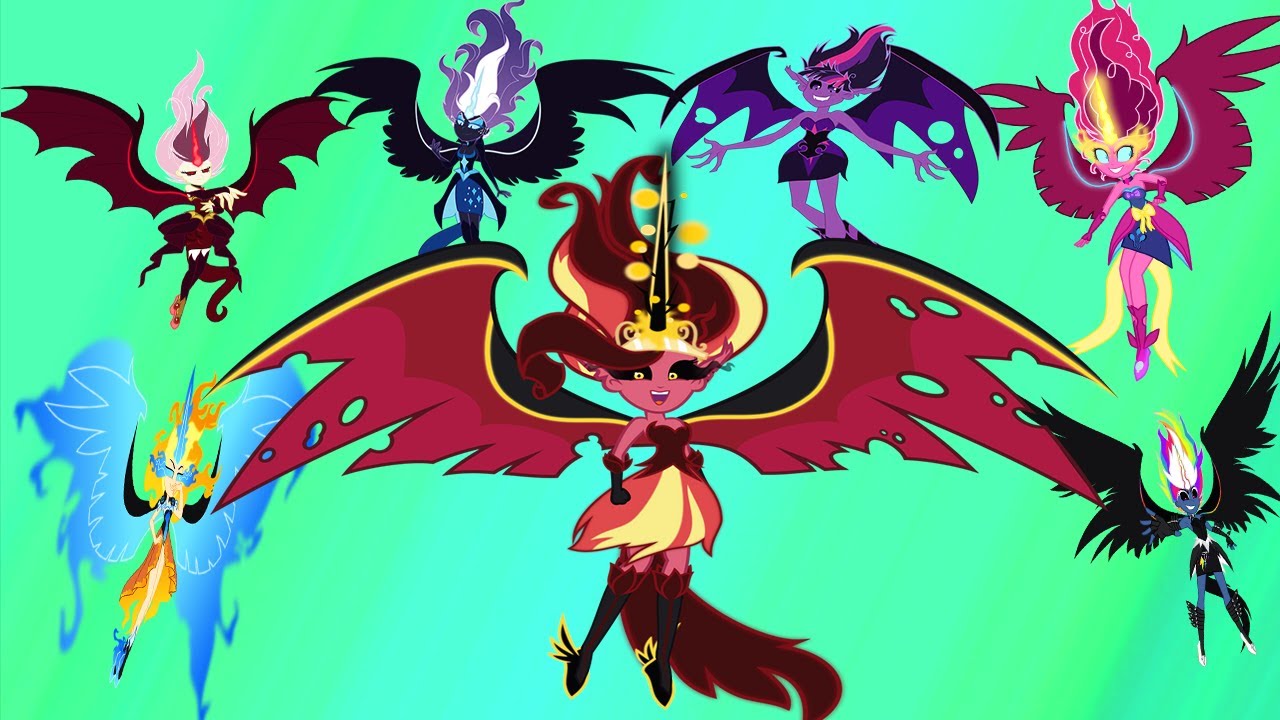 MLP EqG Transformation into Midnight Forms| Season 2 - YouTube