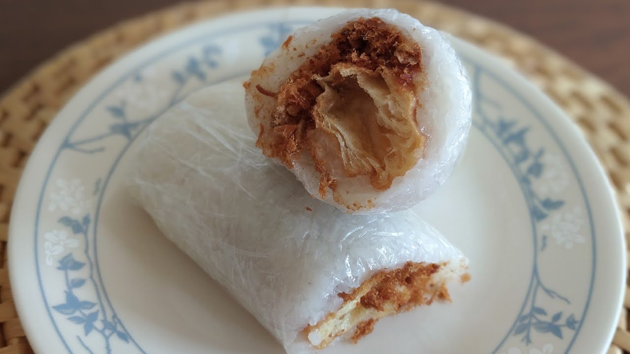 Taiwanese Sticky Rice Roll [Fan Tuan] Menu sarapan ala Taiwan - YouTube