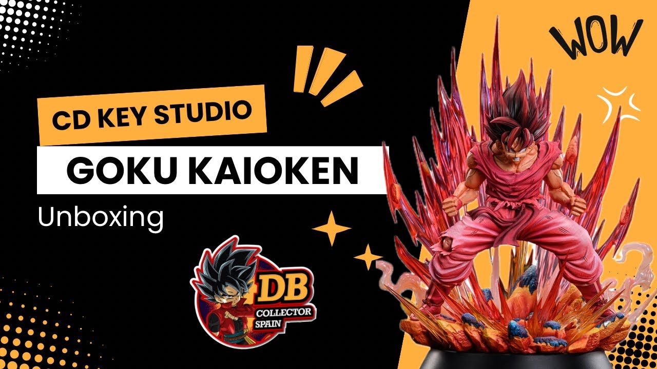Goku Kaioken - CD Key Studio Dragon Ball Unboxing - YouTube