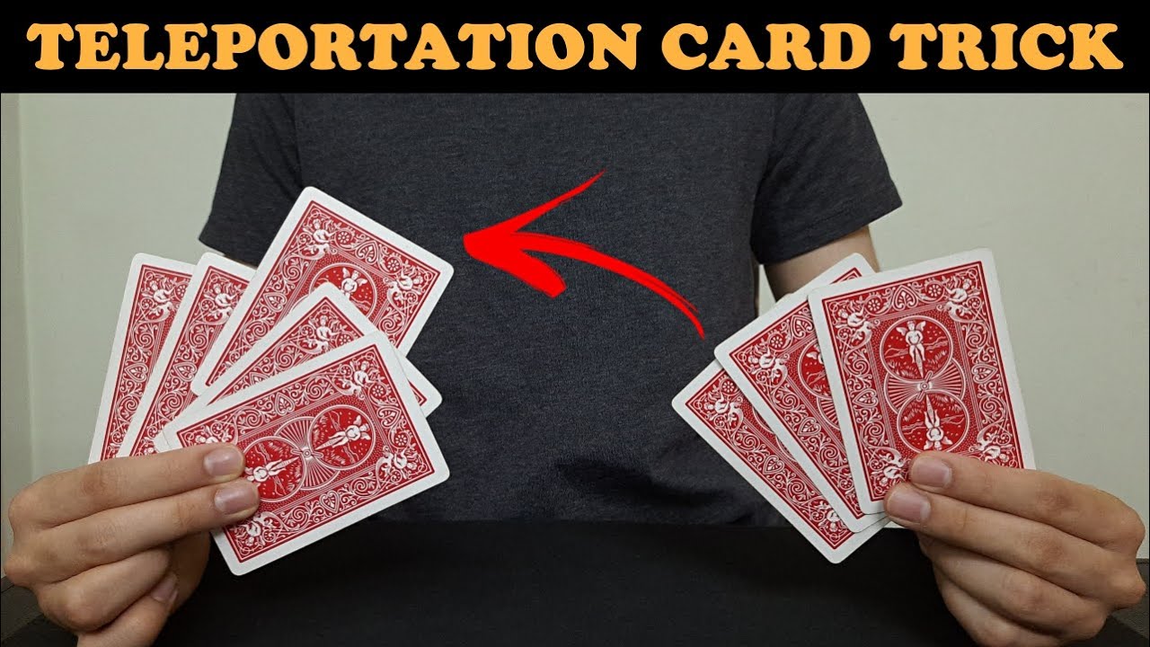 Incredible TELEPORTATION Card Trick! ( Tutorial ) - YouTube