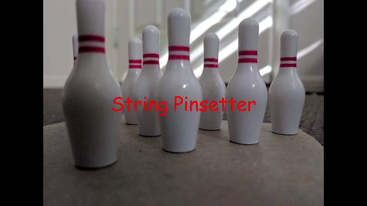 Lego Tutorial | String Pinsetter | Crazy With Bricks - YouTube