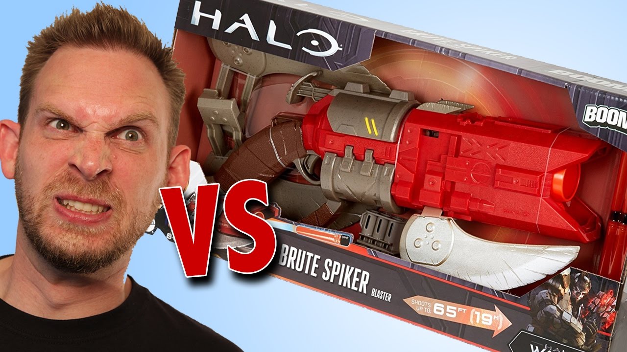 Halo Brute Spiker Blaster Unboxing - YouTube