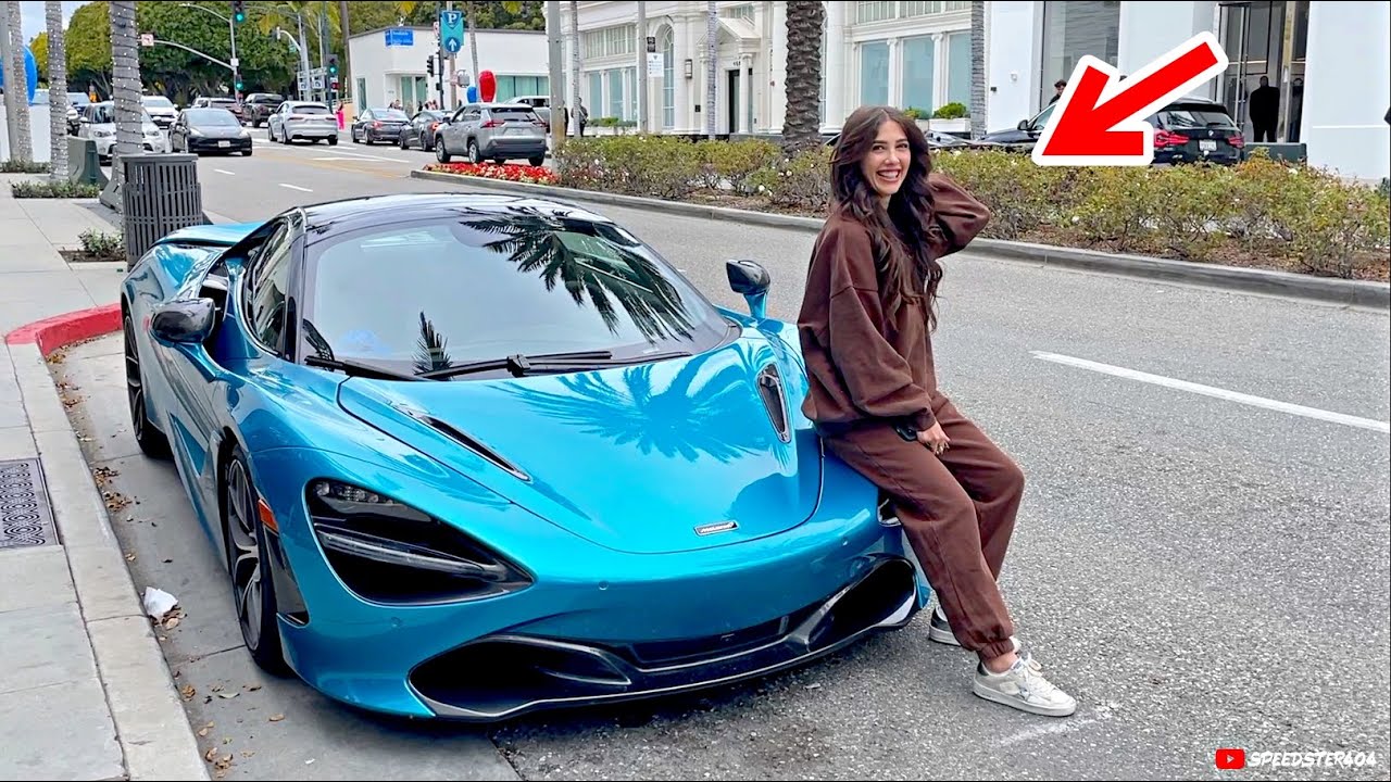 Sexy Hot Girls Driving Supercars Best Supercars Of Beverly Hills Ep4 Youtube