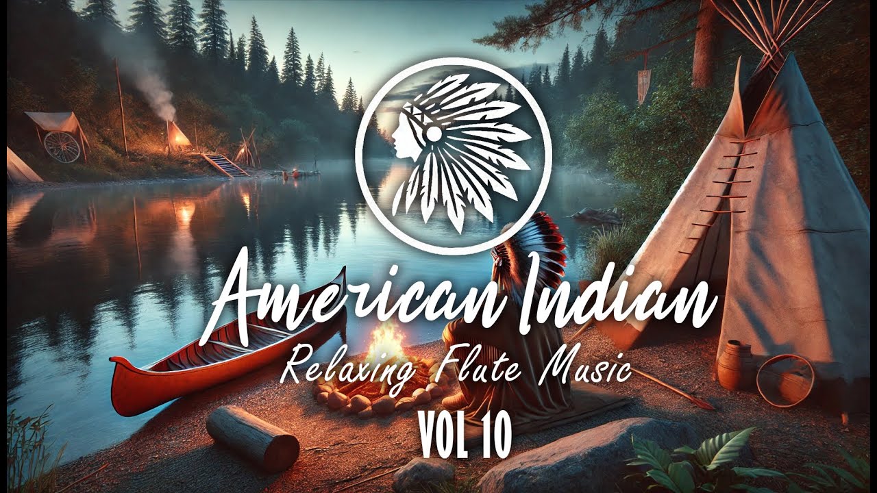🌿 Native American Flute Music | Relaxing River Sounds for Deep ...