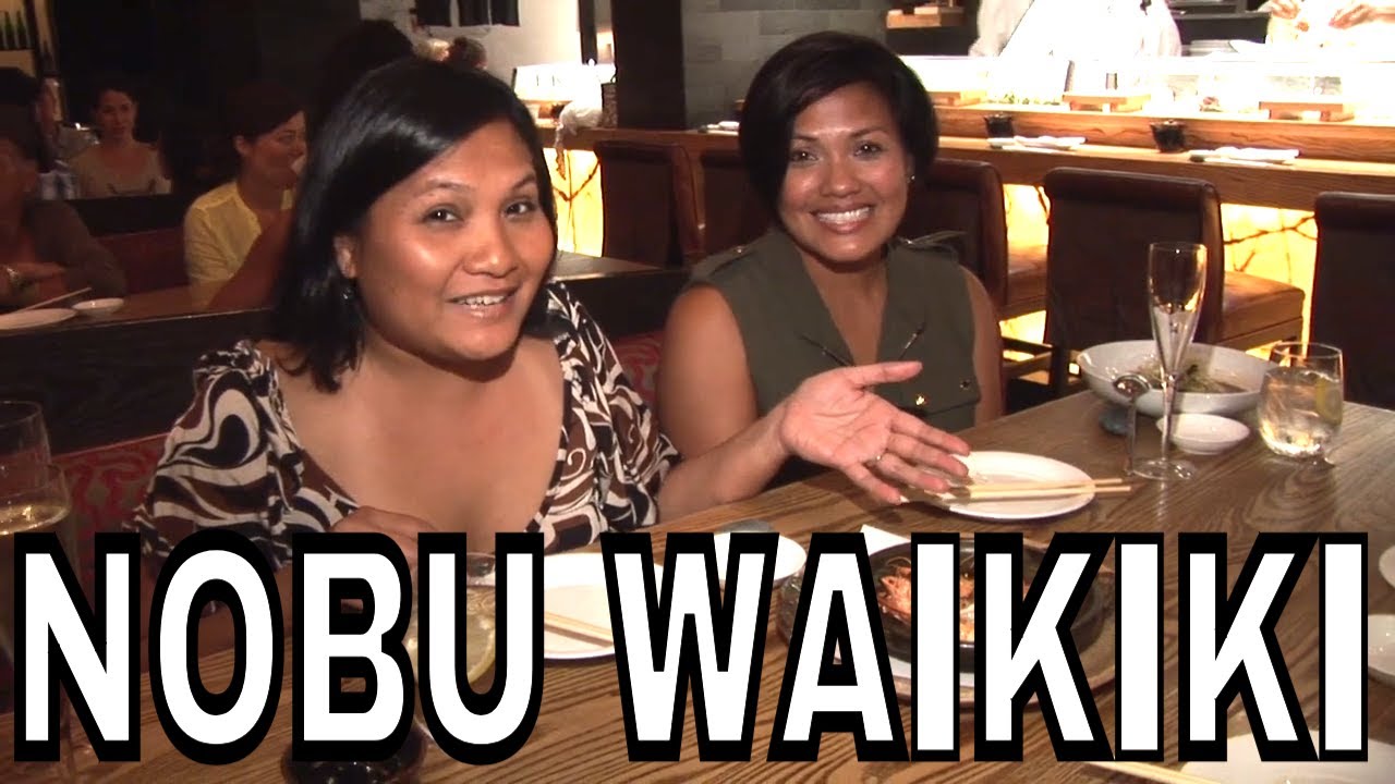 Fine Grining at Nobu Waikiki with the Baraquio Sisters - YouTube