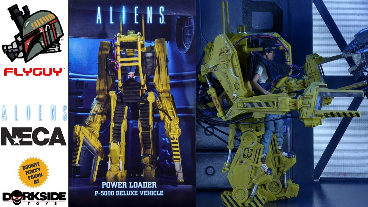 NECA Aliens Power Loader P-5000 Deluxe Vehicle Toy Action Figure Review ...