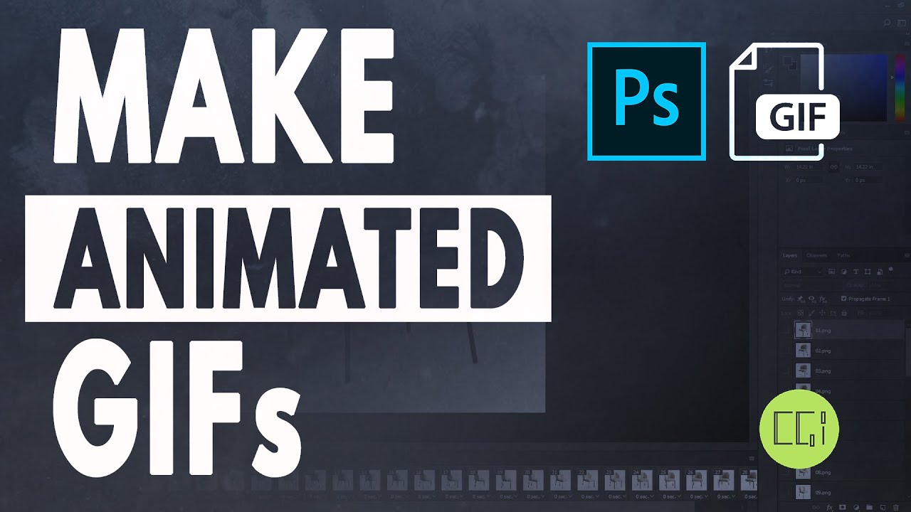 🎬 Animated GIFs Photoshop - Quick Easy - How To Make It - YouTube