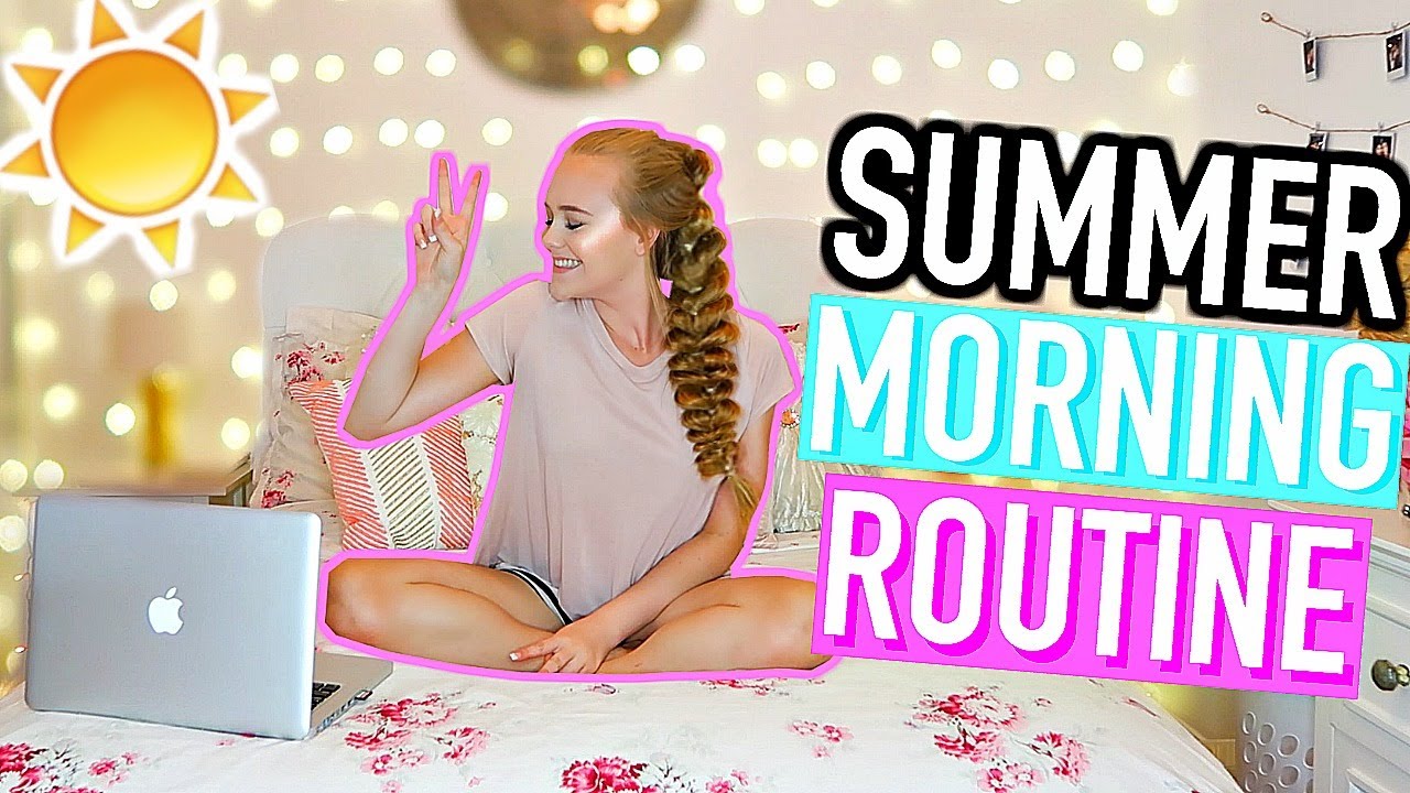 SUMMER MORNING ROUTINE 2017 - YouTube