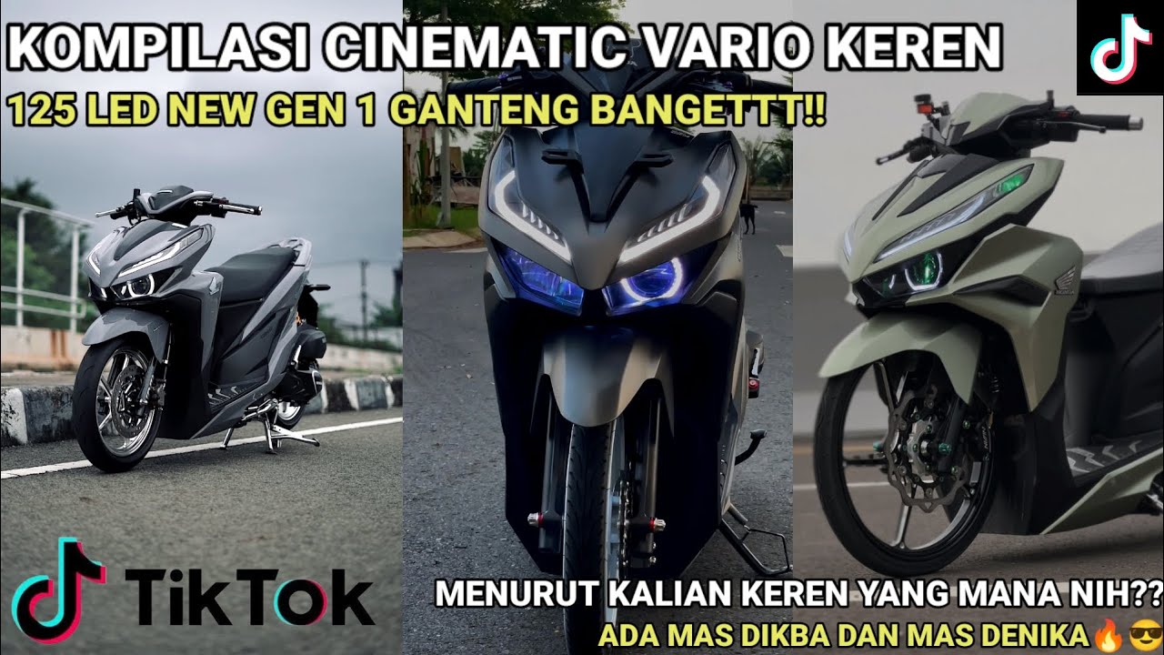 EPISODE 1|| KOMPILASI VARIO 125 LED NEW MODIF KEREN GANTENG😎🔥||‼️MANA ...
