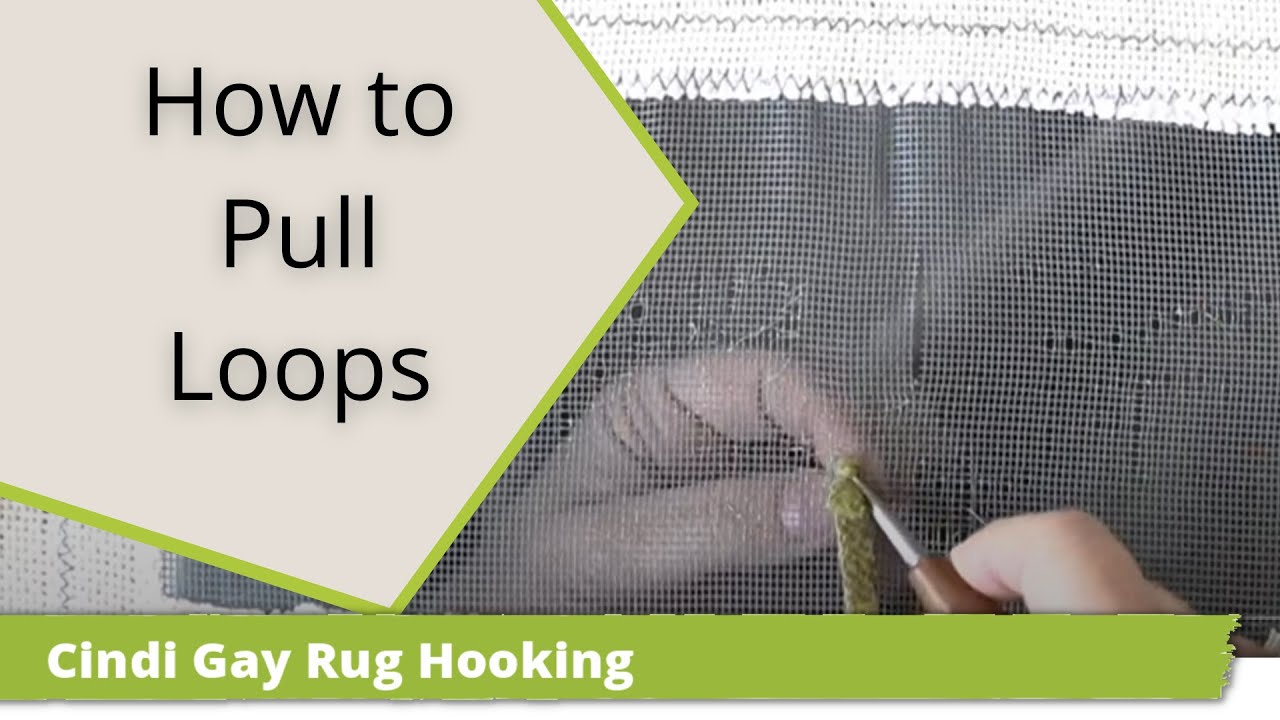 2020-04-01 Step one of finishing, how to pull loops - YouTube