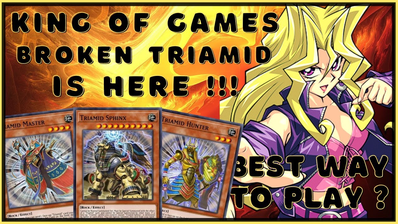 TRIAMID DECK DUEL LINKS KING OF GAMES DECK LIST - YouTube