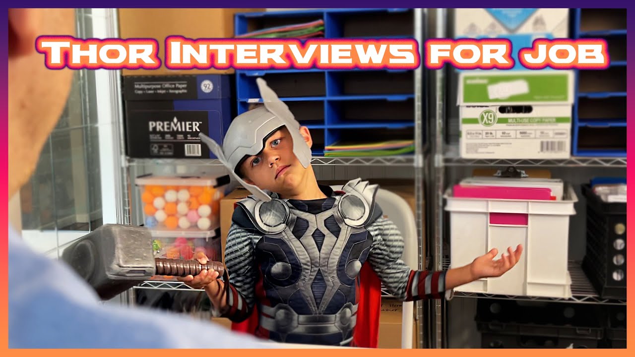 THOR GOES ON A JOB INTERVIEW * Marvelous Walkers * - YouTube