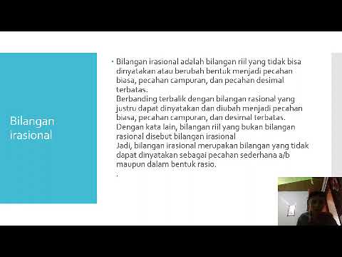 bilangan rasional dan irasional - YouTube
