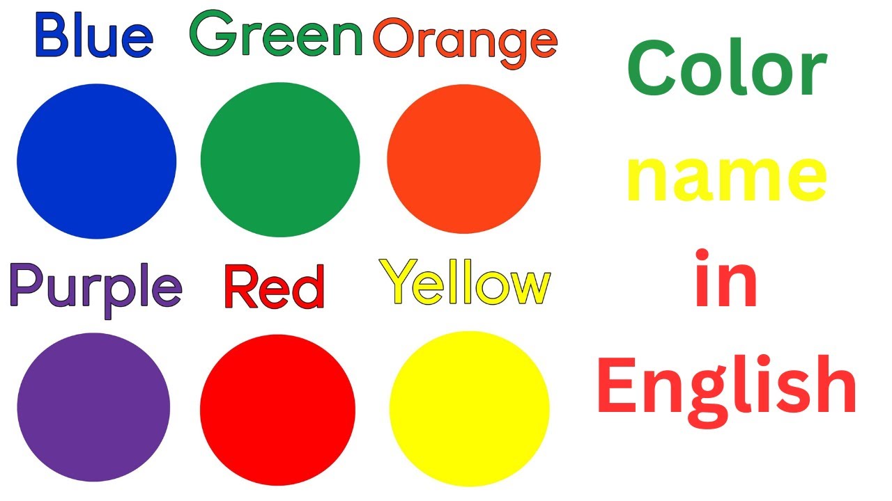Learn Colors in English | Kids - YouTube