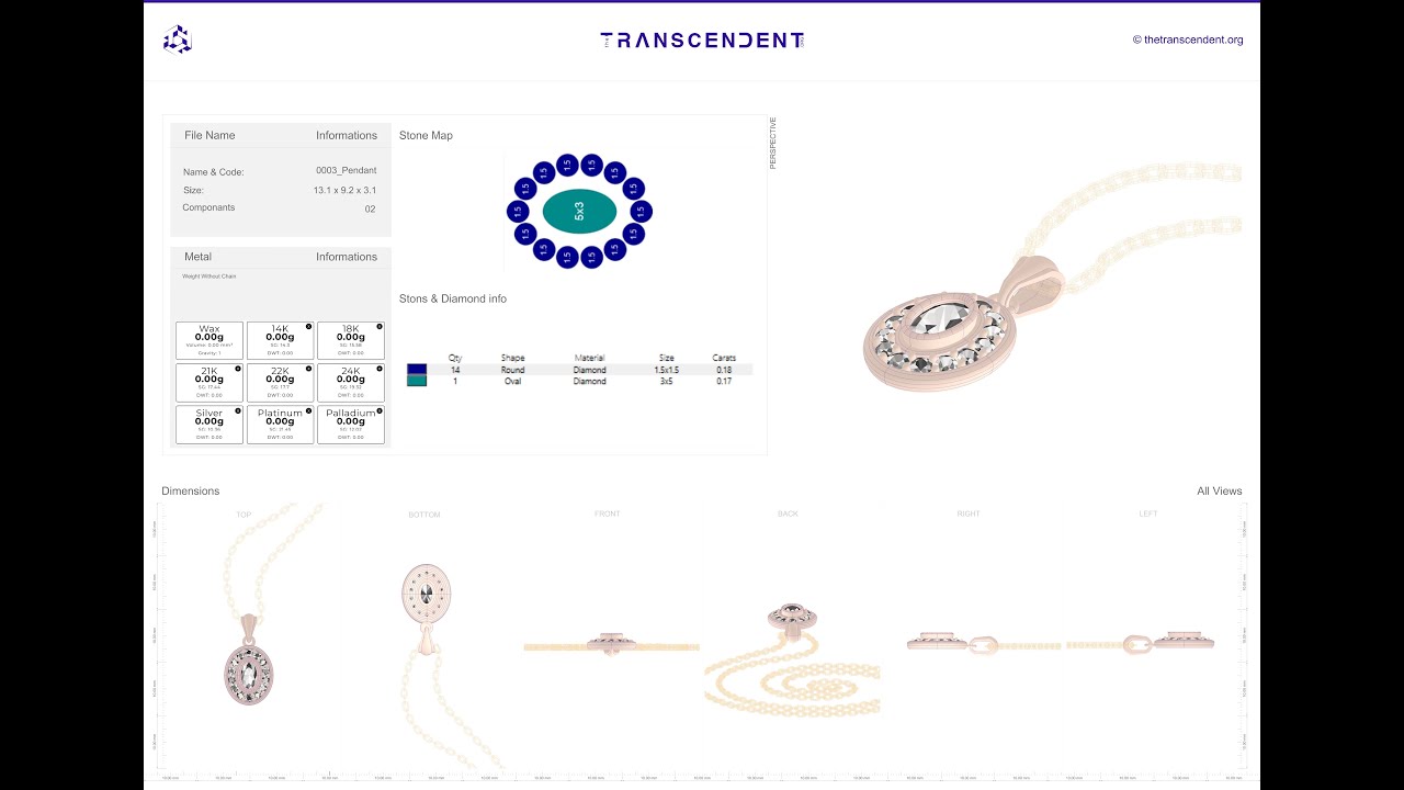 0003-Pendant | 3D CAD Pendant Design: Visualize Your Unique Style | # ...