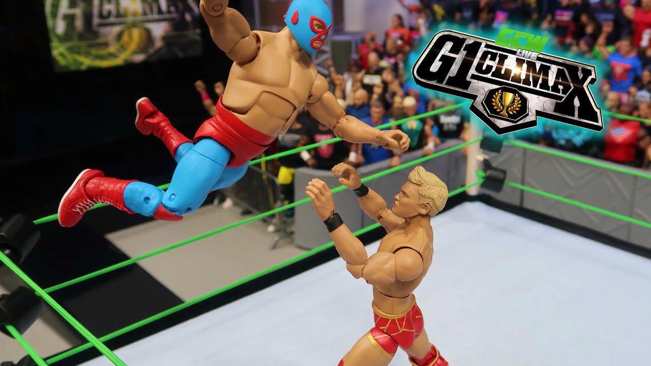 Kazuchika Okada vs Nacho Libre - G1 Climax WWE Action Figure Match ...