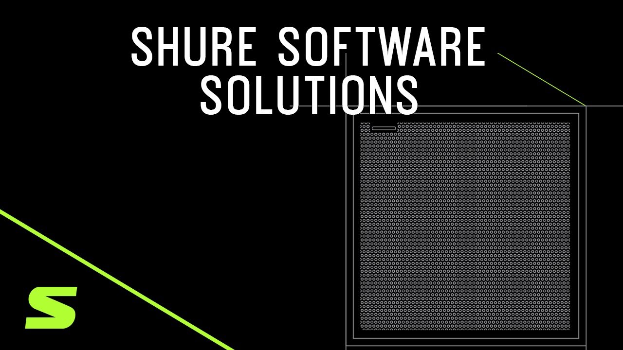 Shure Webinar: Shure Software Solutions for Networked Microphones - YouTube