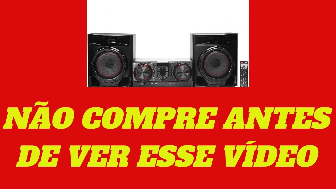 MINI SYSTEM LG CJ44 - MINI SYSTEM LG CJ44 XBOOM - 440W É BOM - Não ...