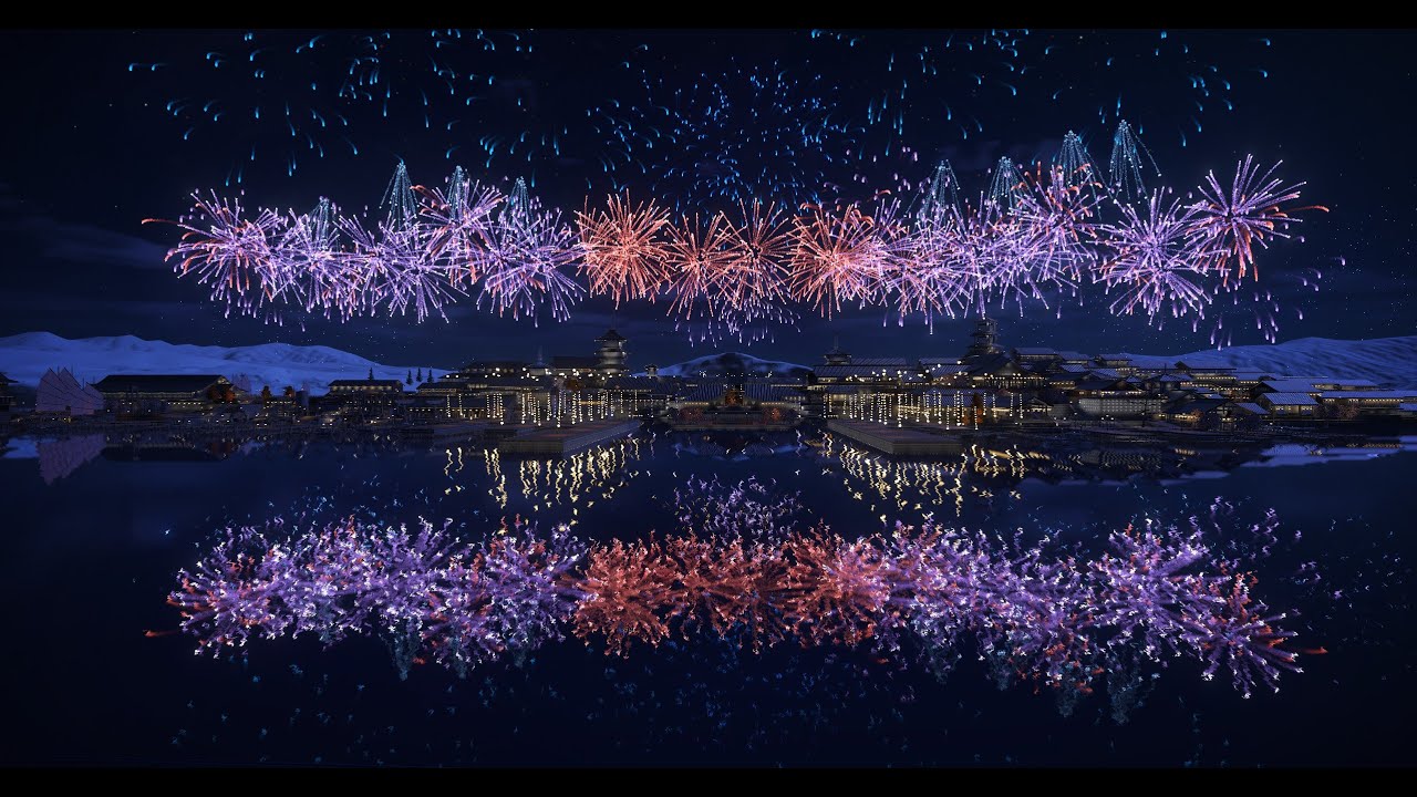 【大江之上】the Palace On the River/Planet Coaster/fireworks - YouTube