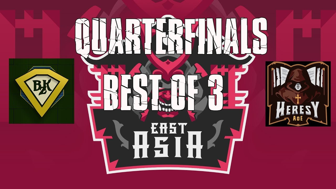 AoE2 Escape Champions League Bzk vs Heresy Quarterfinal #1 - YouTube