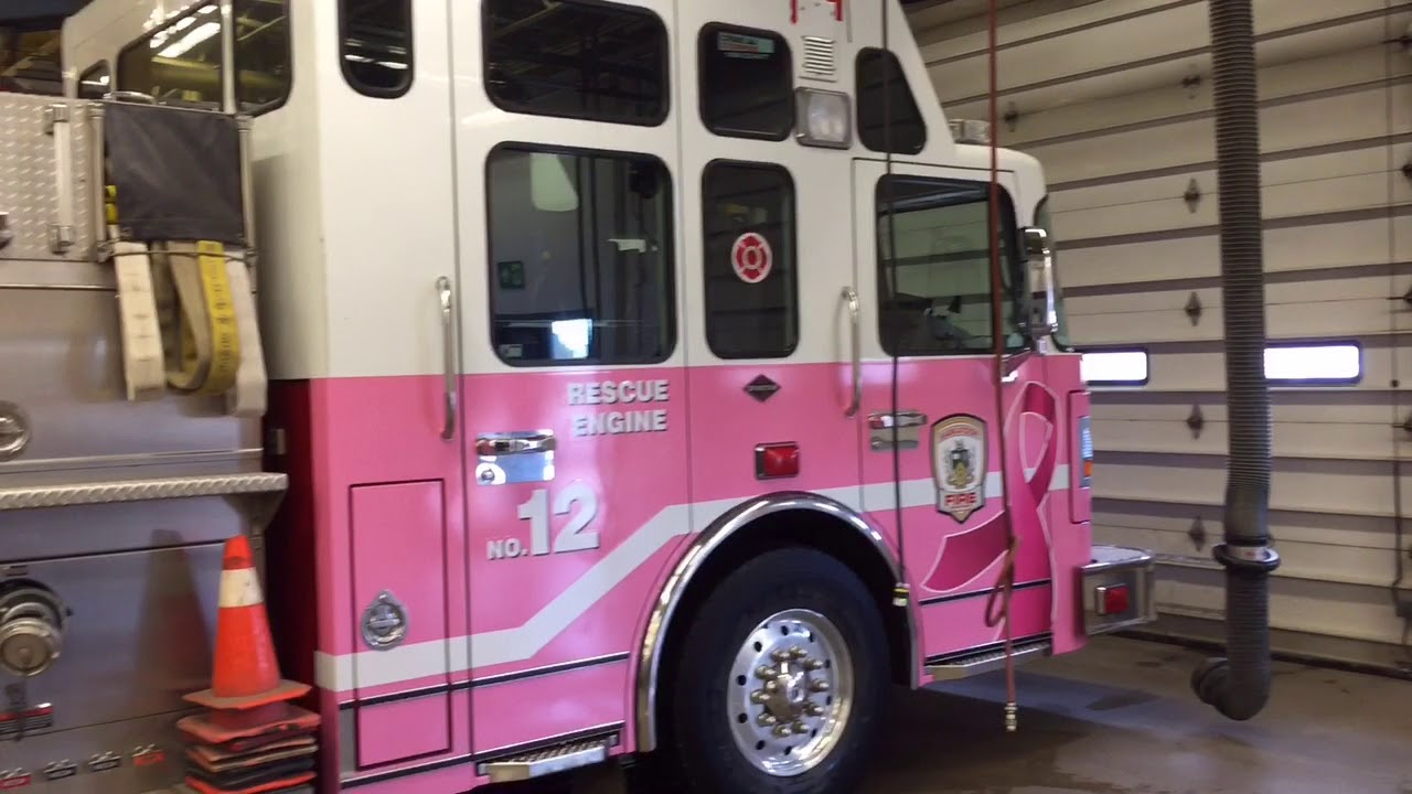 Pink fire truck - YouTube
