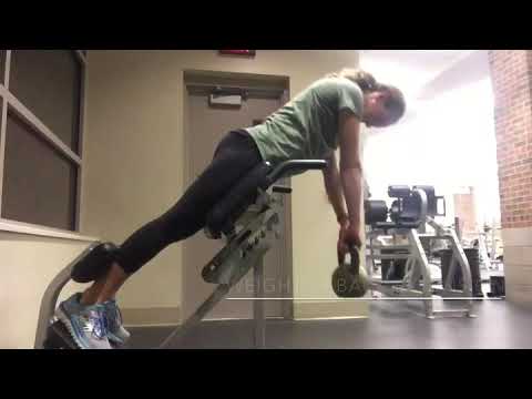 TRX Single Leg Suspended Crunch, Weighted Back Extension, DB Single Arm ...