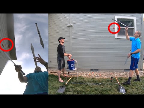 Knife Juggling Fruit Ninja - World Record! - YouTube