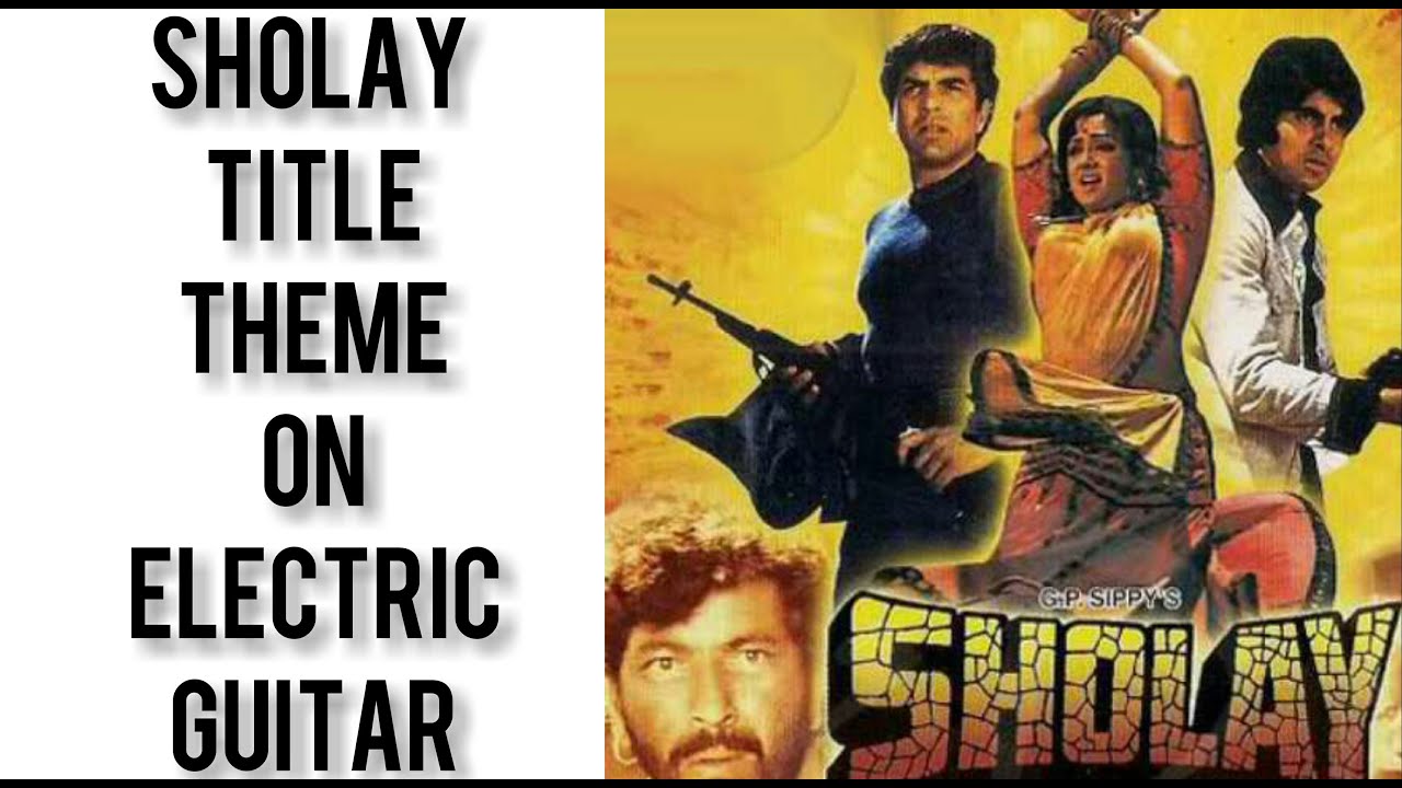 SHOLAY (1975) TITLE MUSIC | ELECTRIC GUITAR COVER | KETAN KALE - YouTube