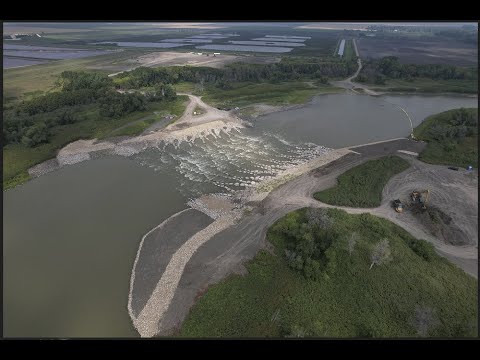 Drayton Dam Fish Passage Project - YouTube
