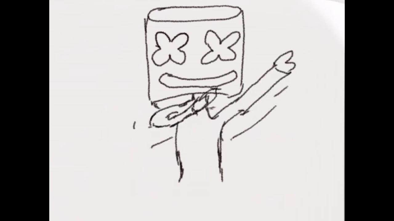 Marshmello cartoon - YouTube