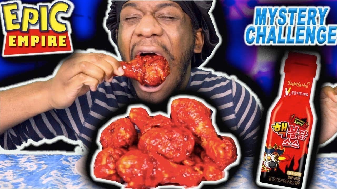 10 2X SPICY CHICKEN LEGS IN 15 MINS CHALLENGE - YouTube