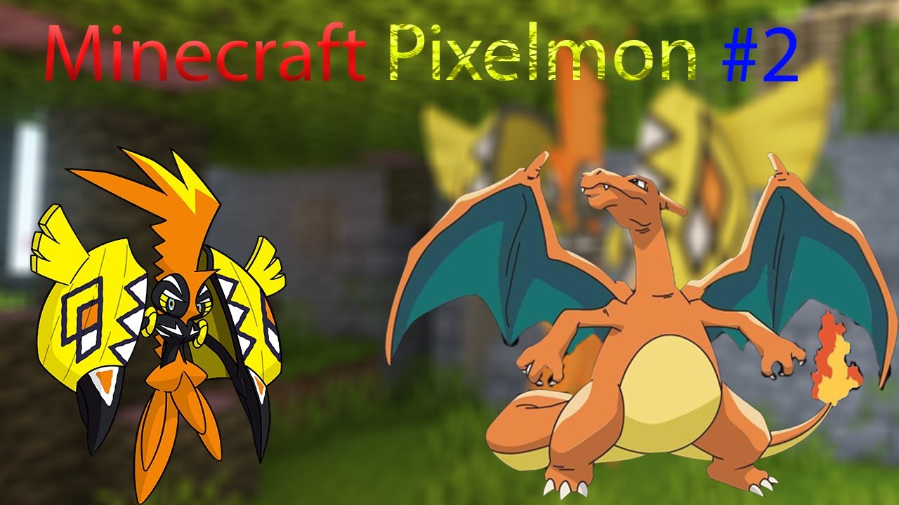 Minecraft Pixelmon #2: Tiến hóa Rồng lửa Charizard gặp được Tapu Koko ...