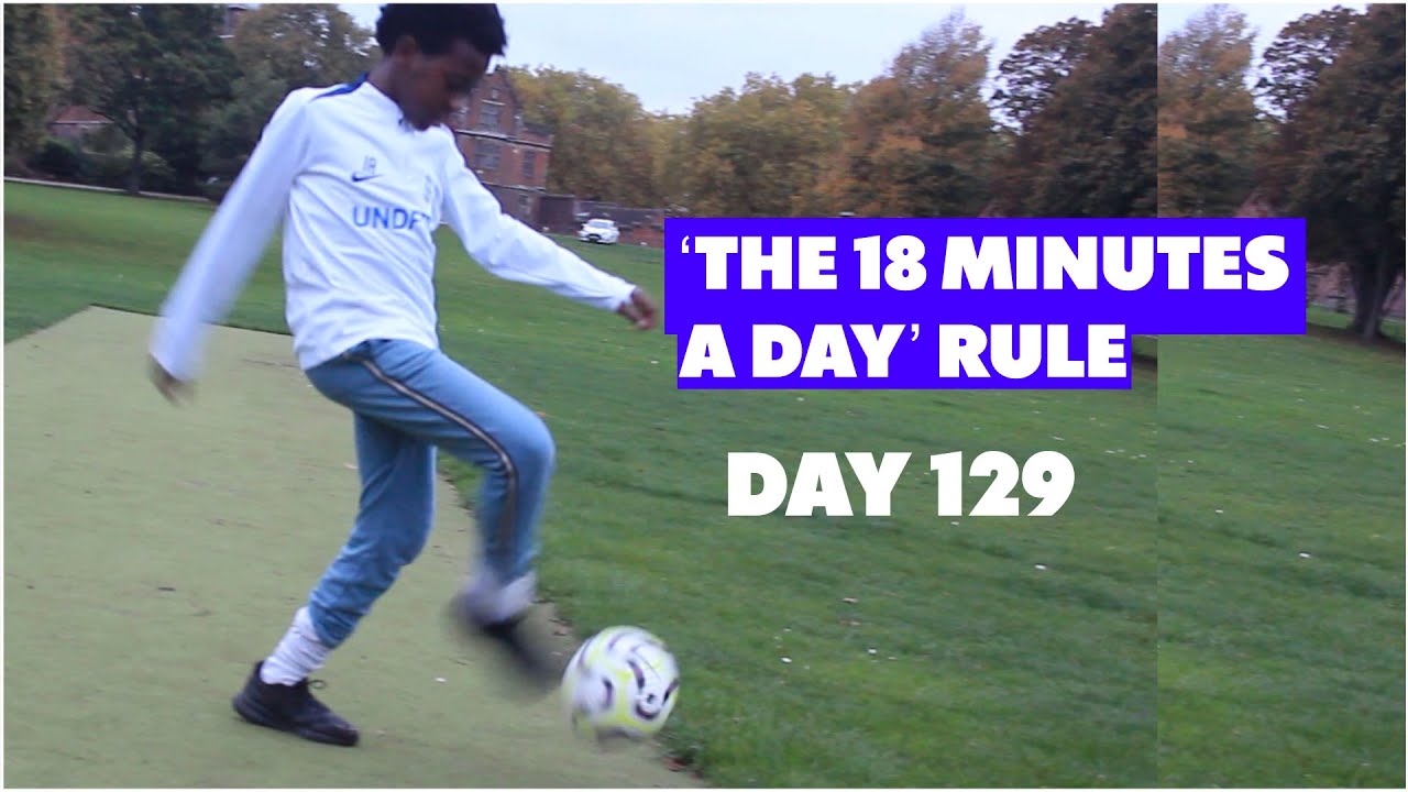 The 100-hour rule - DAY 129 (336 juggles) - YouTube