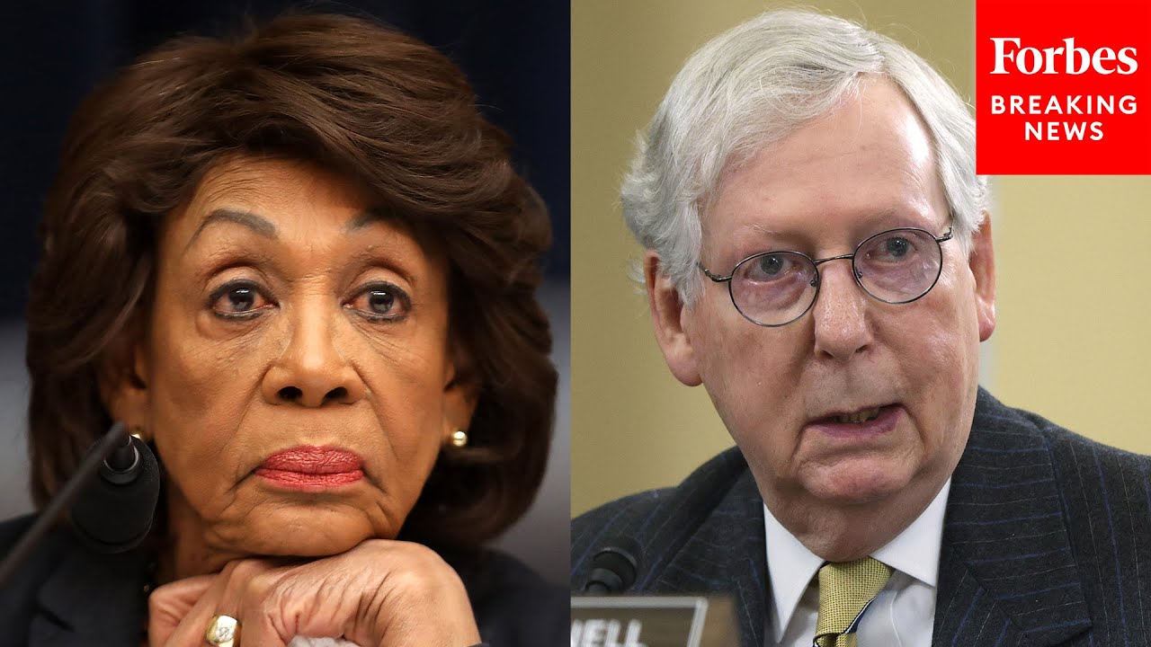 JUST IN: Mitch McConnell Condemns "Inappropriate" Comments By Maxine ...