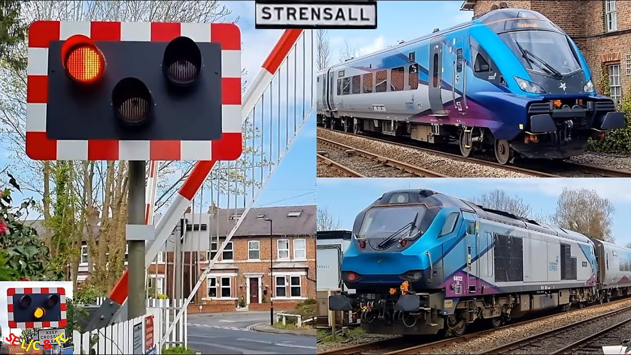 Strensall Station Level Crossing, North Yorkshire - YouTube