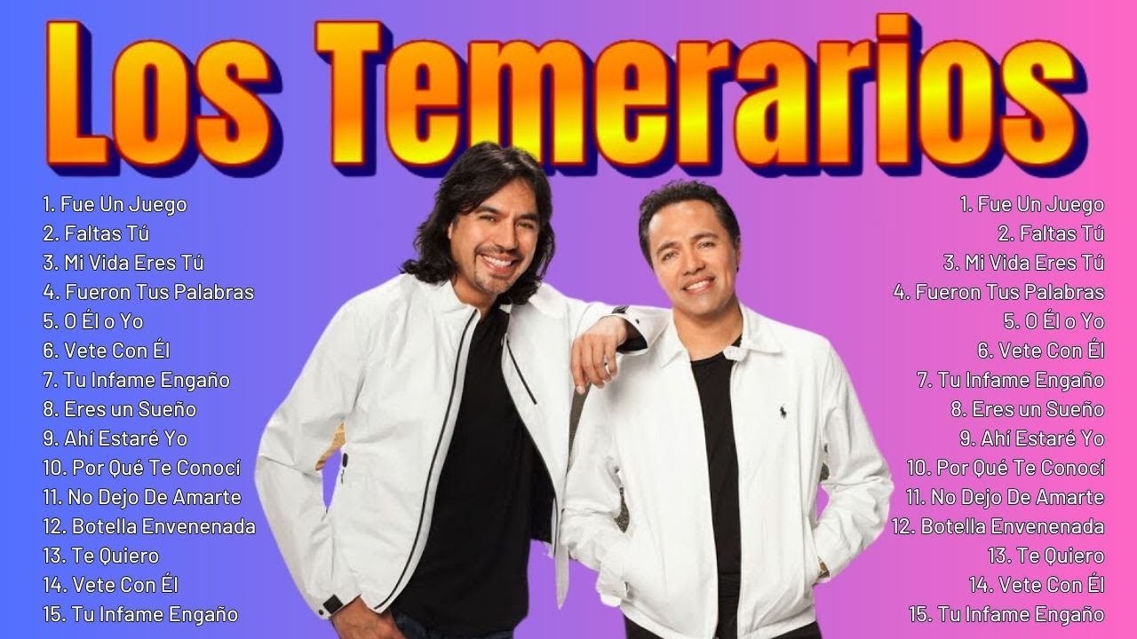 Los Temerarios Exitos~ Mix Romántico 2024 para Enamorarse Más ~ Éxitos ...