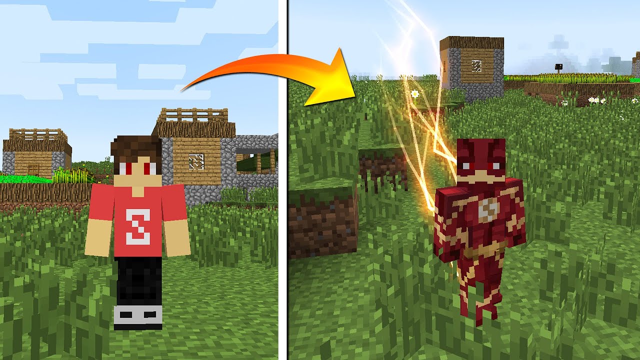 How I Became Flash In Minecraft - YouTube