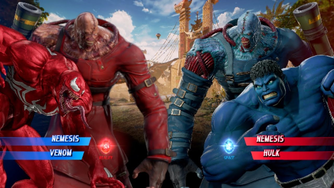 Nemesis & venom Vs nemesis & hulk [Very Hard] Marvel vs capcom infinite ...