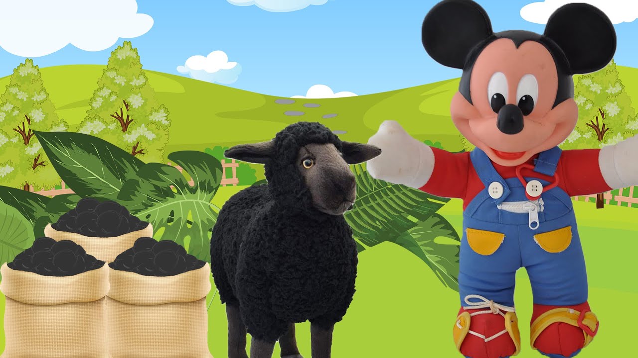Mickey Mouse in Baa Baa Black Sheep | Nursery Rhyme for Kids - YouTube