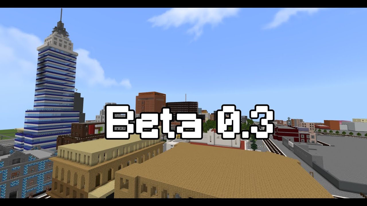 Ciudad de México Minecraft - Mapa Beta 0.3 - YouTube