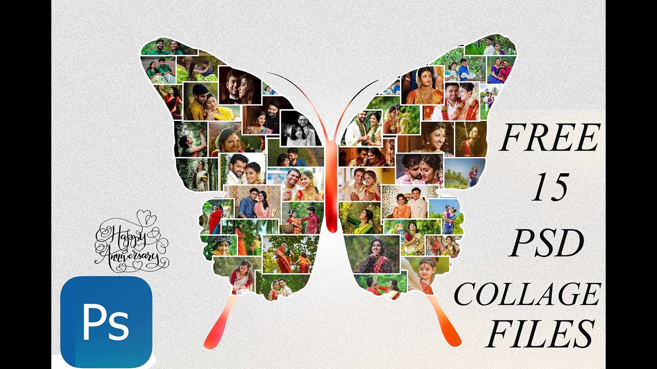 Trending collage psd | 15 New Best Frame Psd | Collage photo PSD files ...